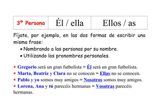 Copia para blog de pronombres personales. | DOC