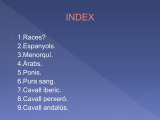 Els cavalls | PPT