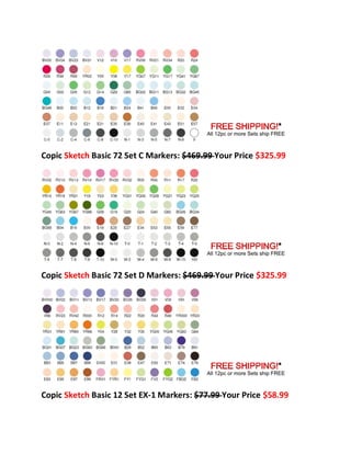 Copic catalogue | PDF