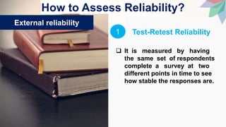 Copie de PRESENTATION_ RELIABILITY _ VALIDITY.pptx