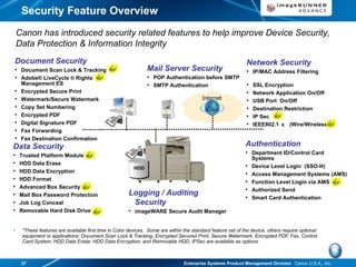 Canon imageRUNNER ADVANCE Series | PPT