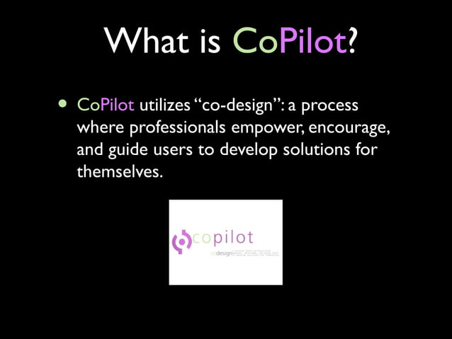 Co pilot | PPT