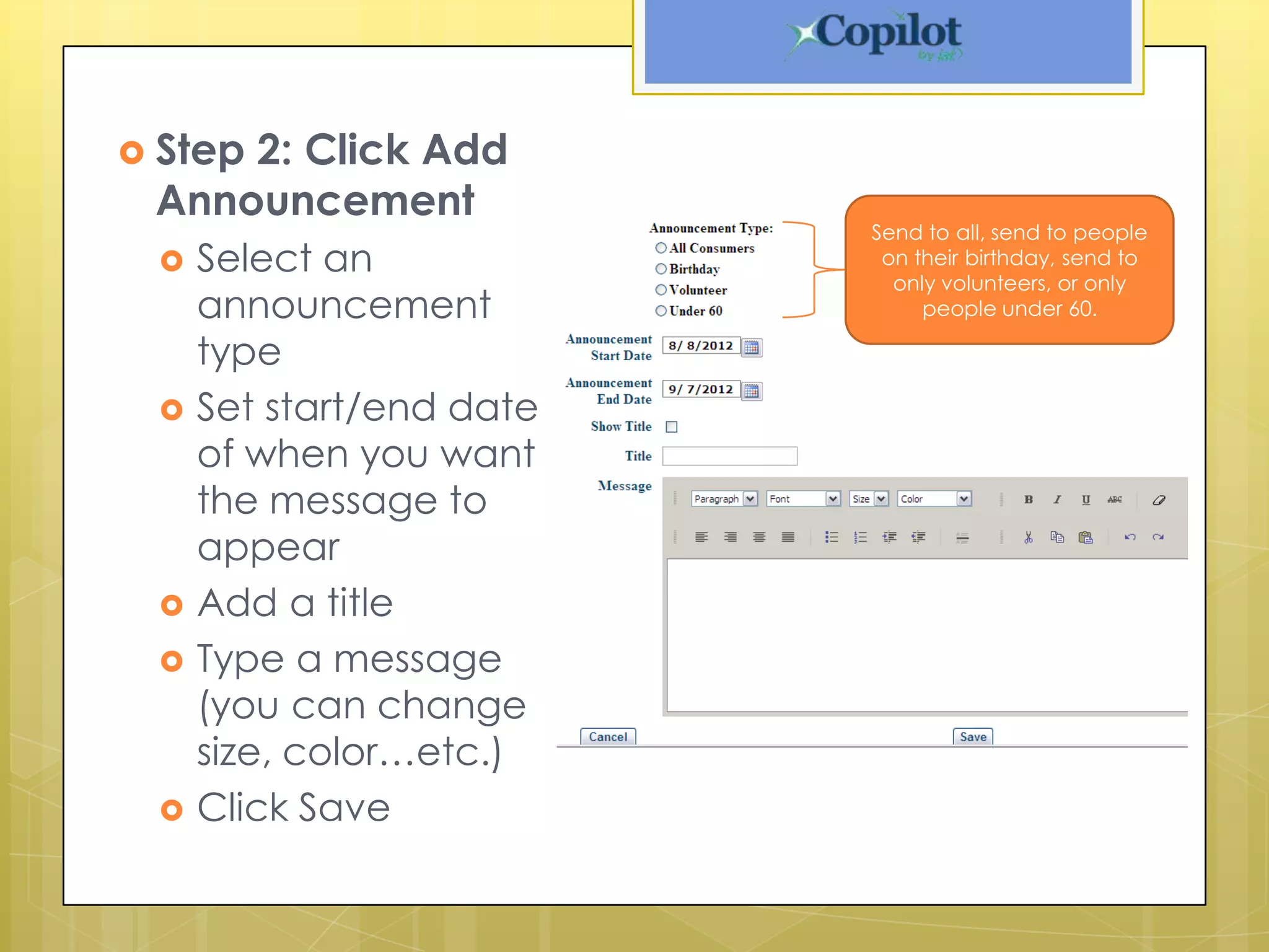 Copilot consumer announcements tutorial | PPT