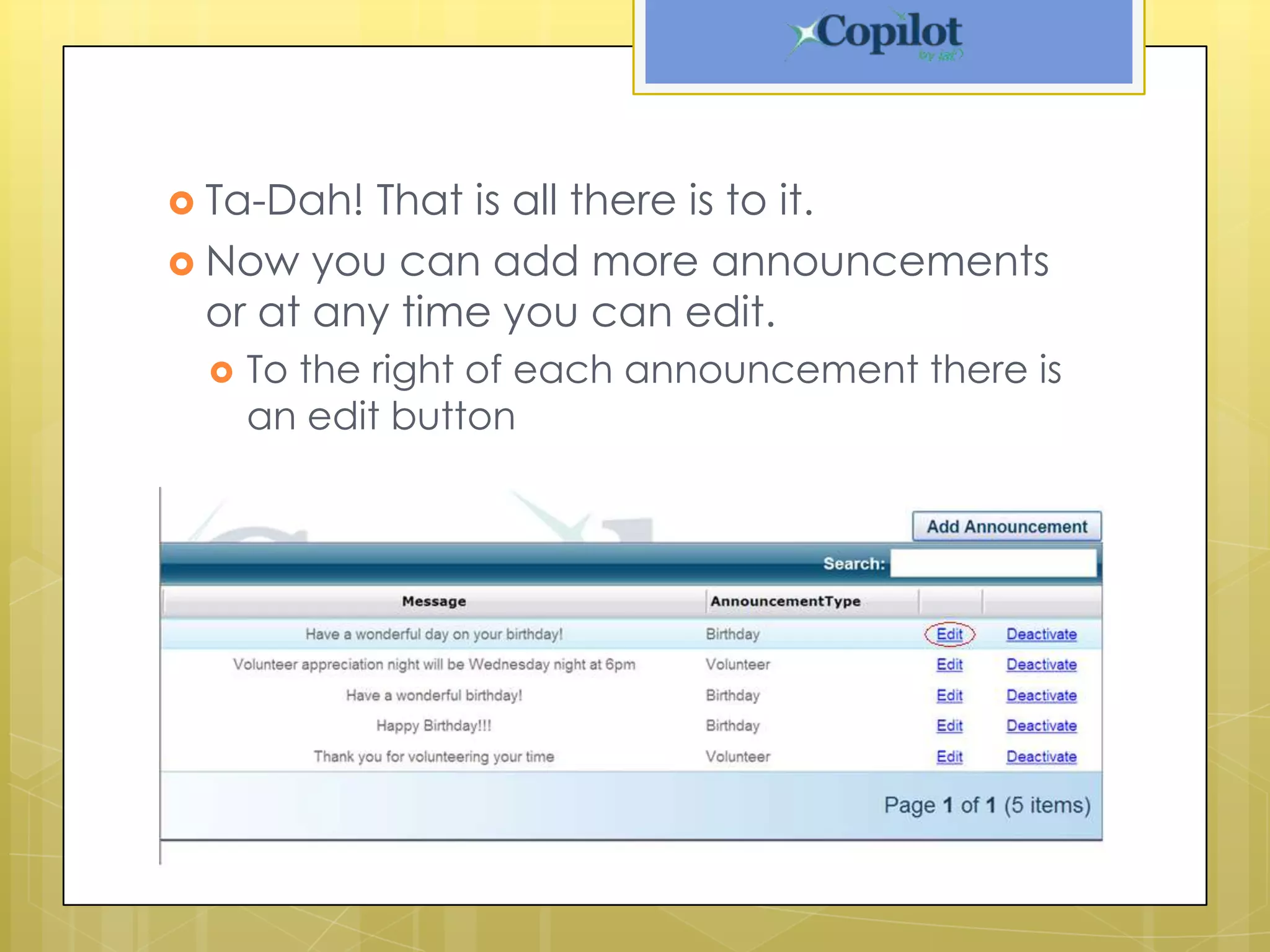 Copilot consumer announcements tutorial | PPT