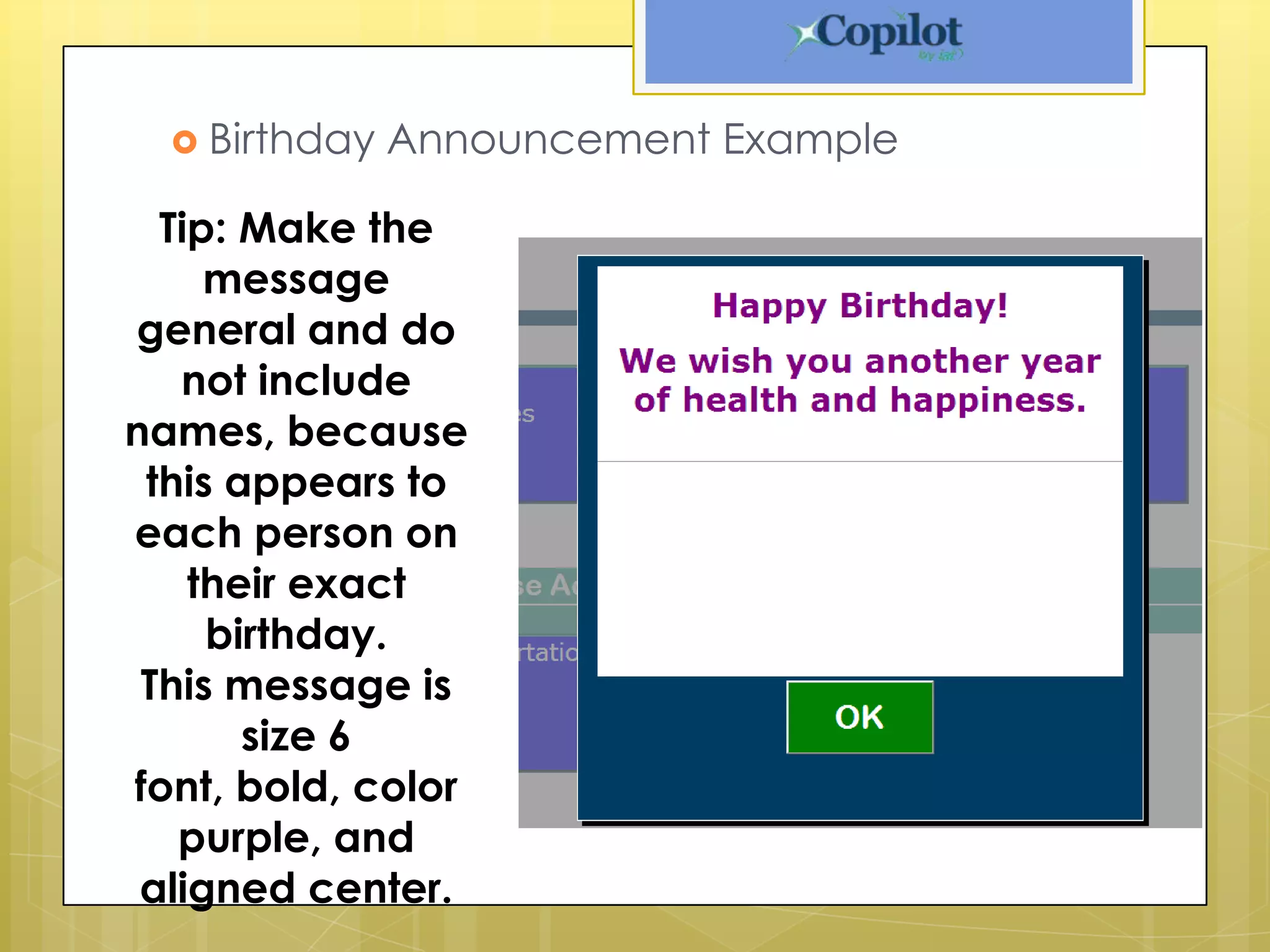 Copilot consumer announcements tutorial | PPT