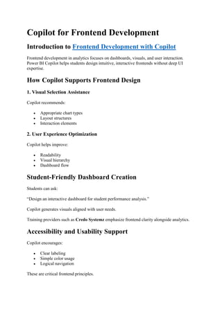 Copilot for Frontend Development_Credo Systemz.pdf