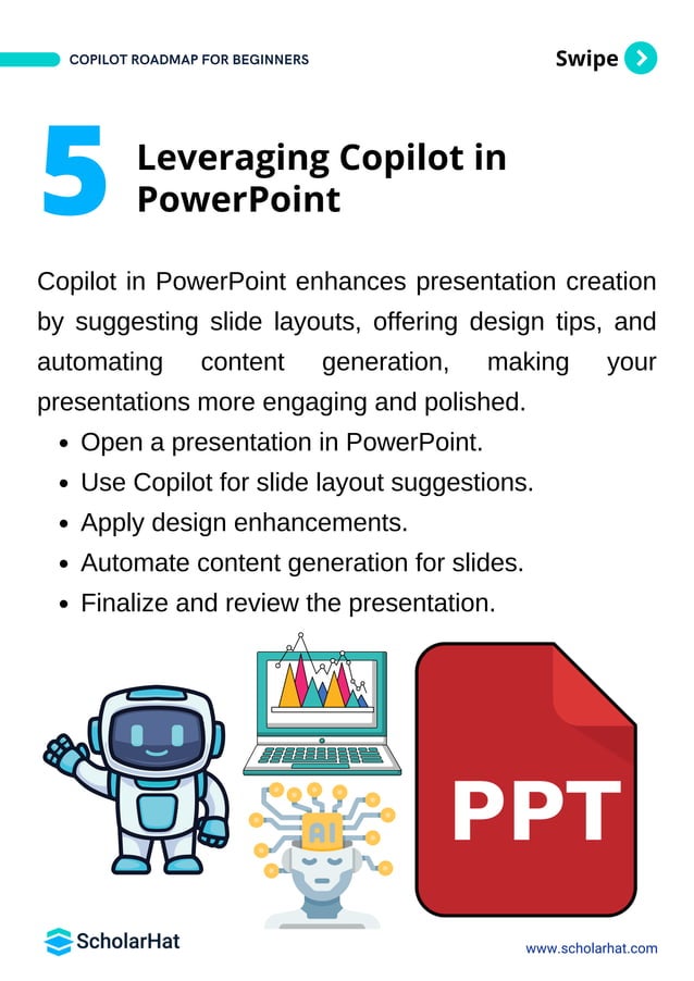Copilot Roadmap For Beginners PDF By ScholarHat | PDF