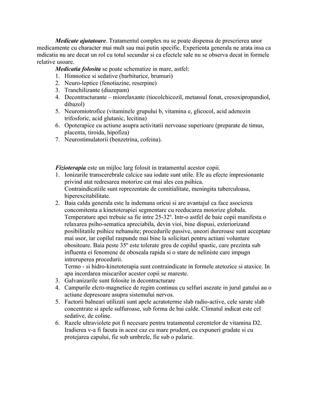 Copilul spastic | PDF