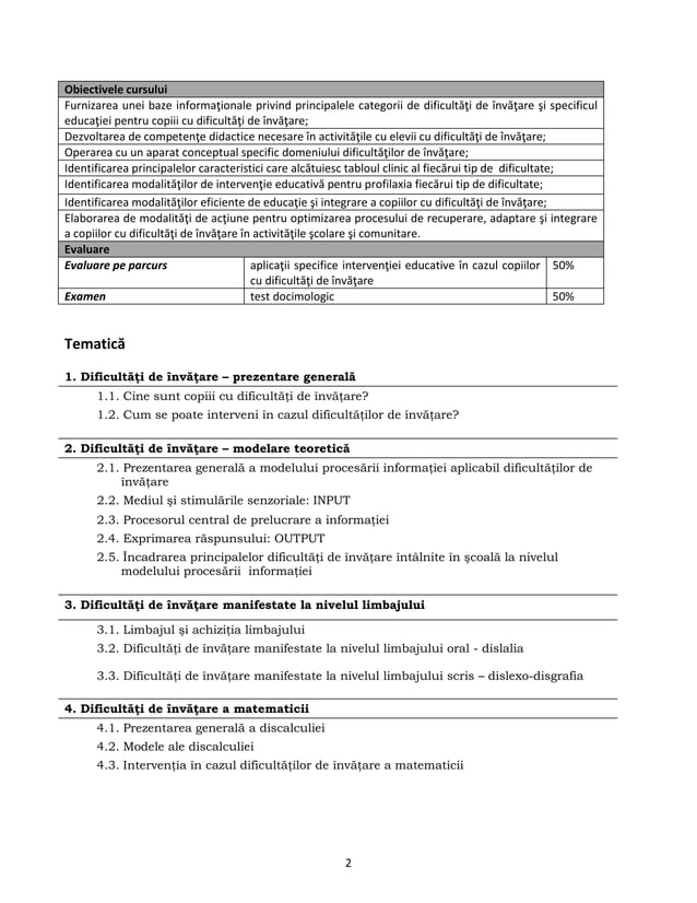 Copilul cu dificultati de invatare | PDF