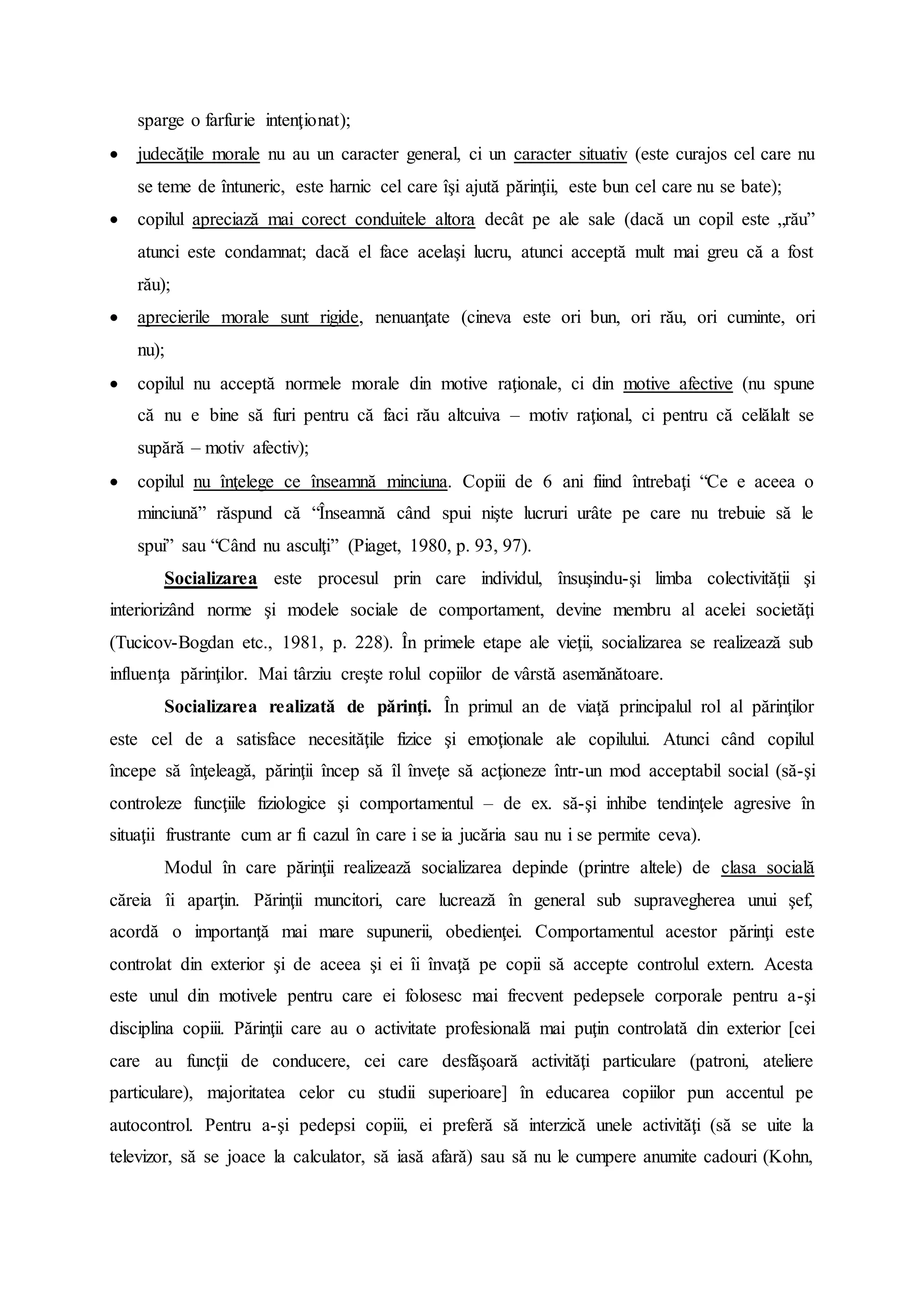 Copilul preşcolar | DOCX