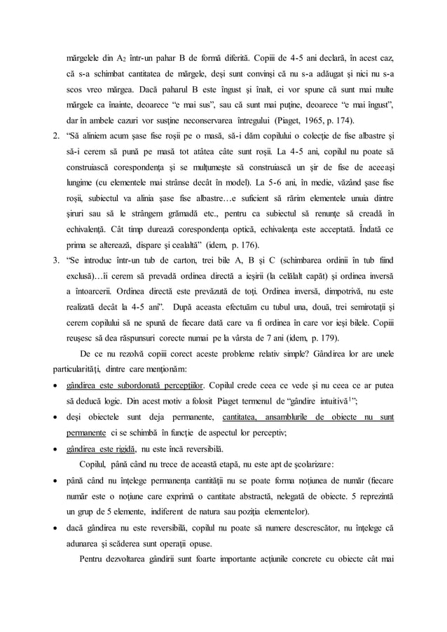 Copilul preşcolar | PDF