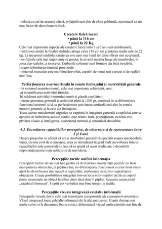 Copilul prescolar | DOC