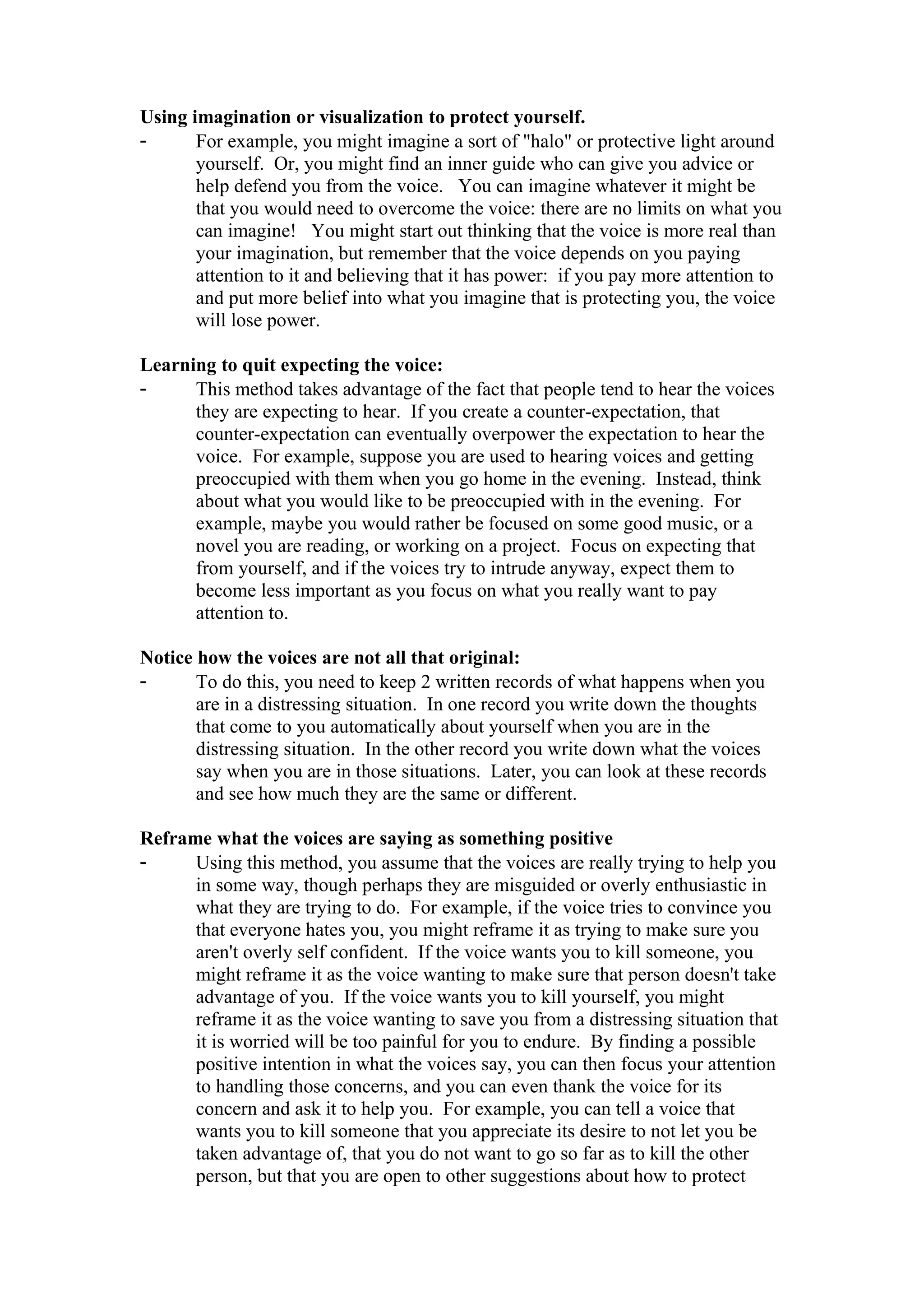 Coping with-voices-list | DOC