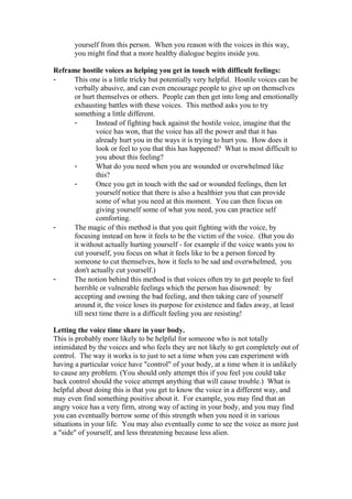 Coping with-voices-list | DOC