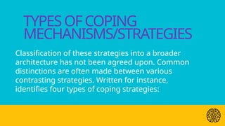 Coping Mechanisms Lecture Notes (Psychiatric Mental Health Nursing) | PPTX