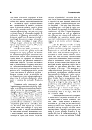 Coping nas crianças | PDF