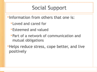 Coping, Resilience and Social Support.ppt