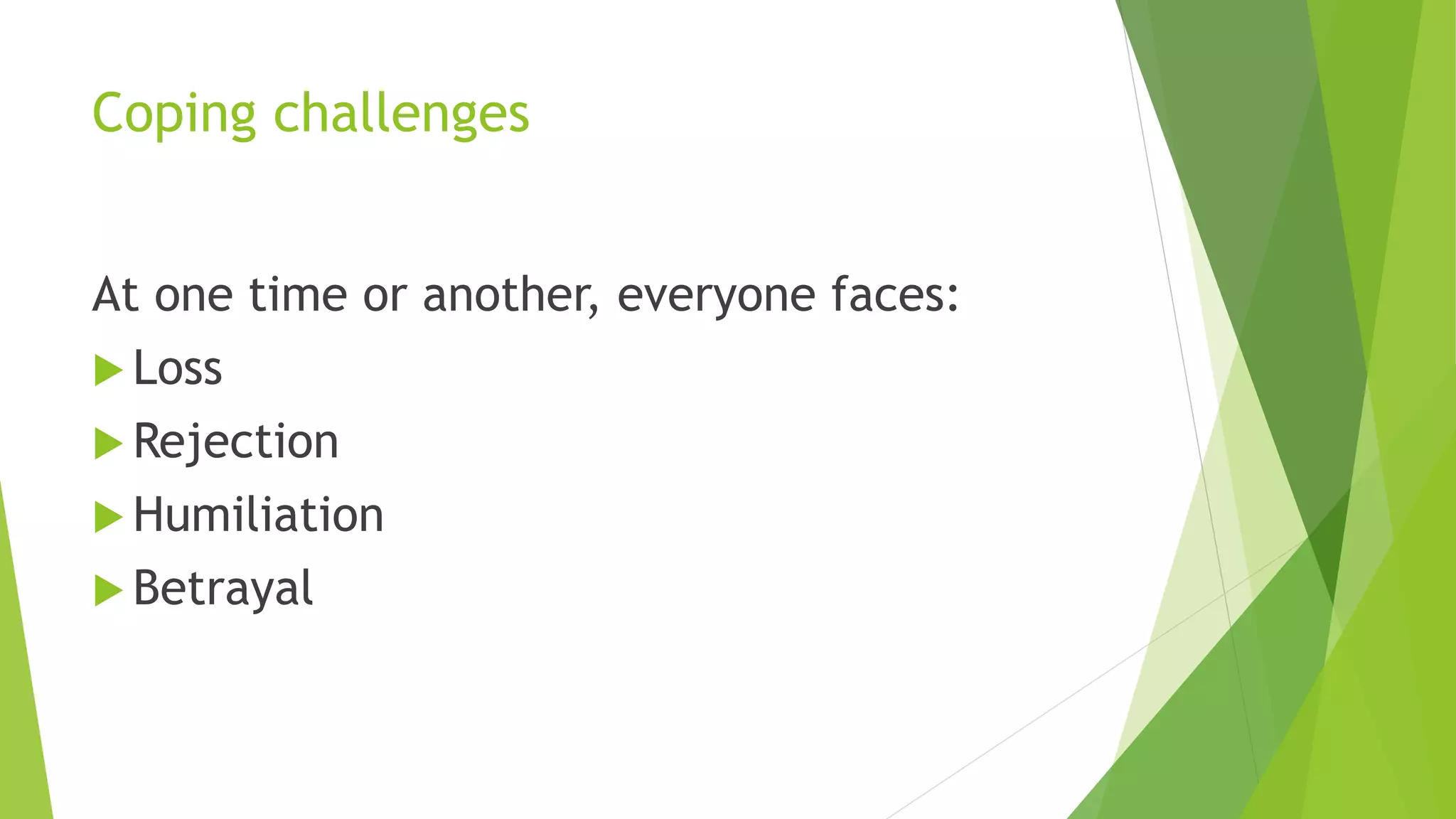 Coping skills | PPTX