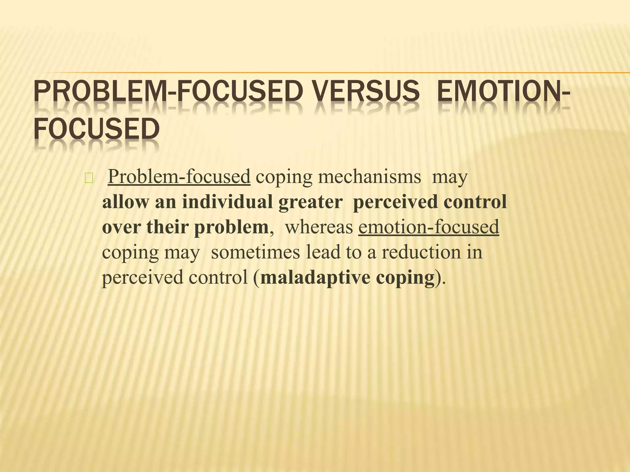 Coping skills | PPTX