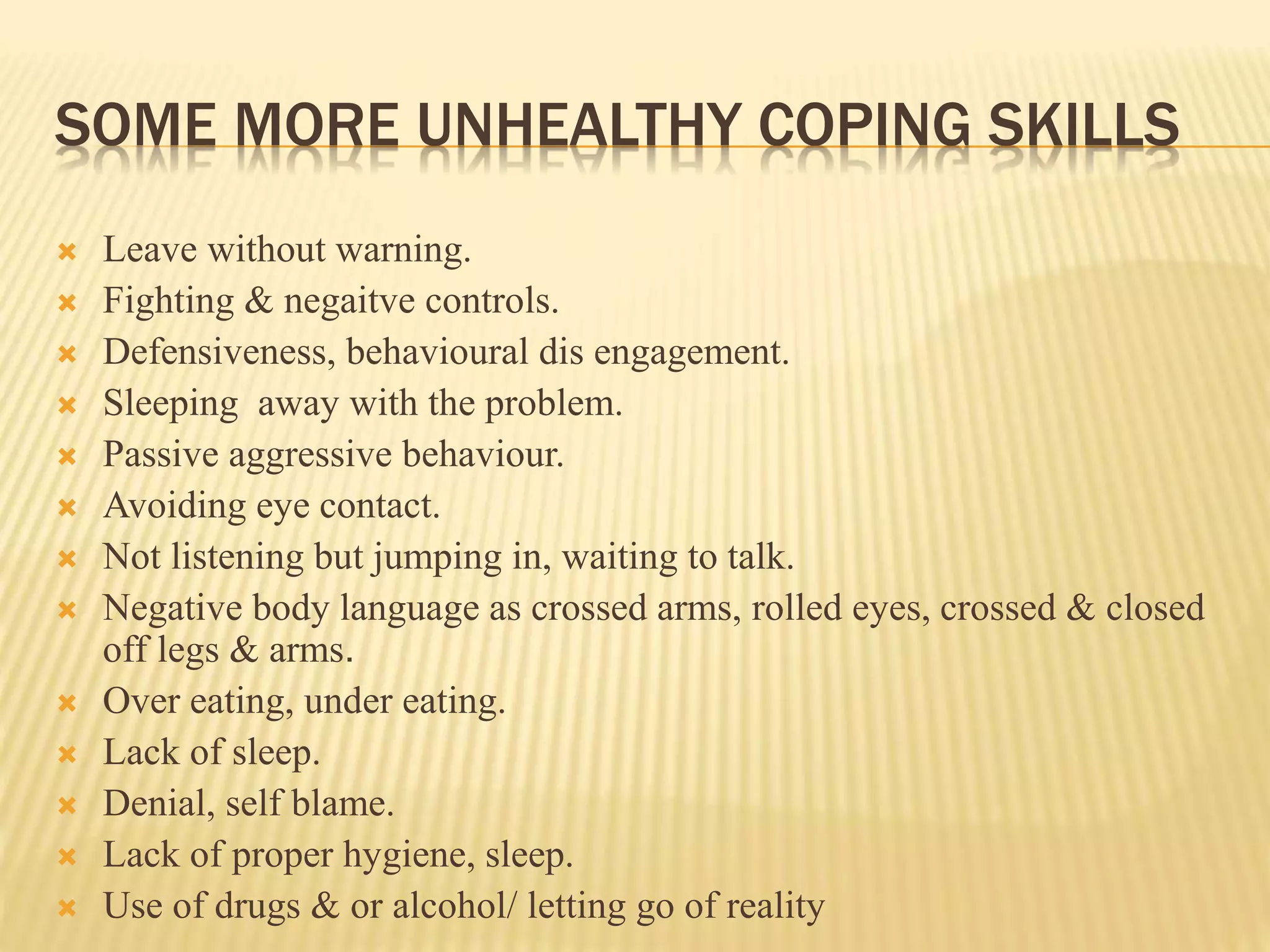 Coping skills | PPTX