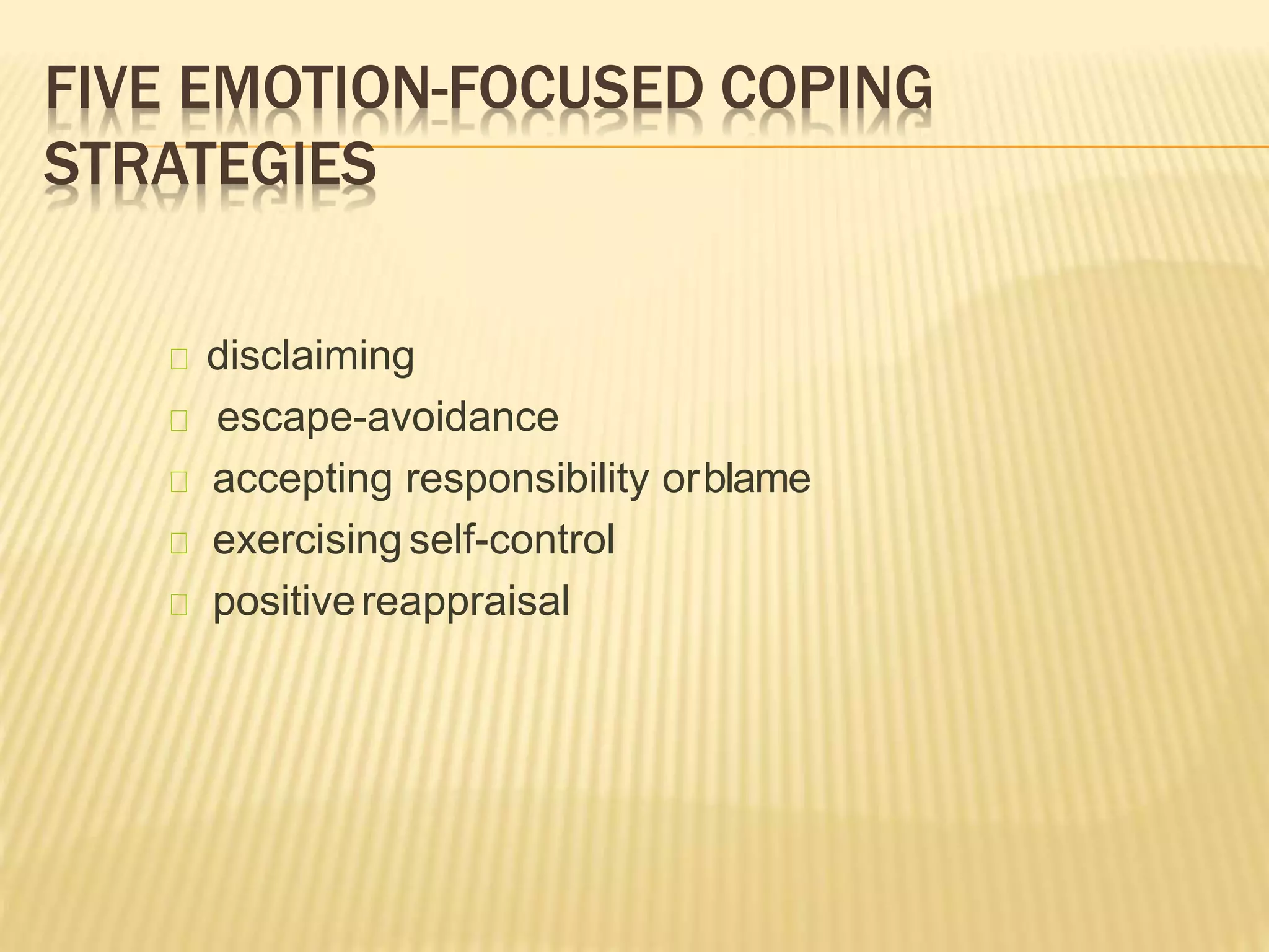 Coping skills | PPTX