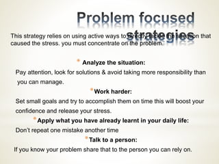 PPT on Coping strategies made By Jyoti Pali, Research Scholar | PPTX
