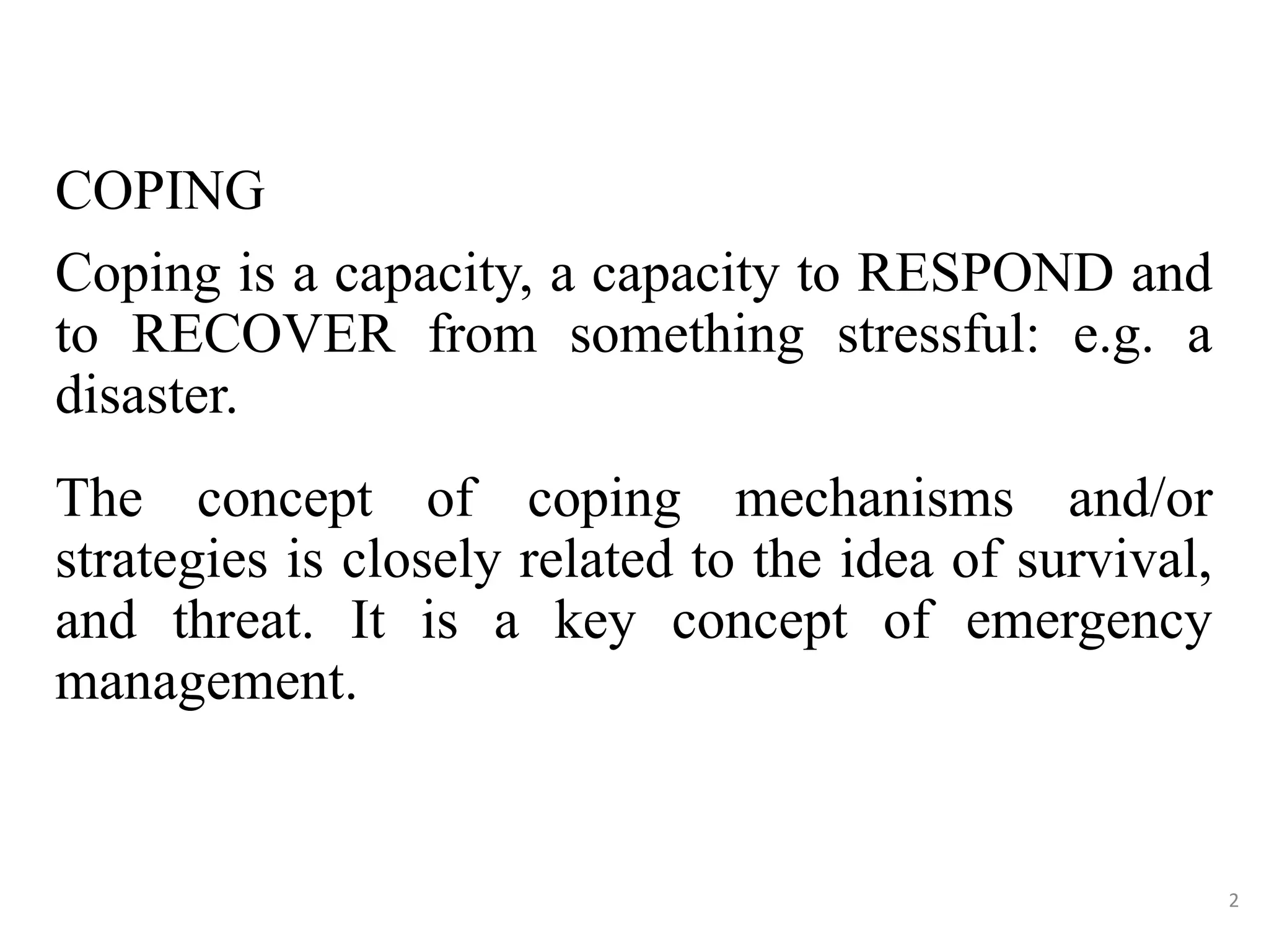 Coping Strategies. power point presentation | PPTX