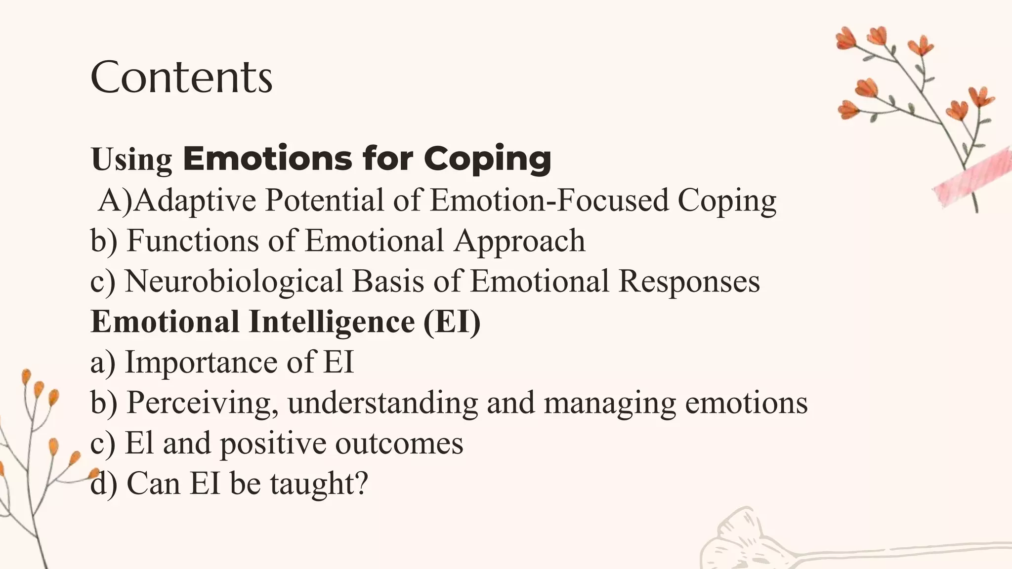 Coping strategies and emotional intelligence-Group 5.pptx