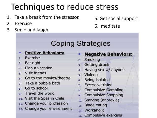 Coping strategies of stress | PPTX