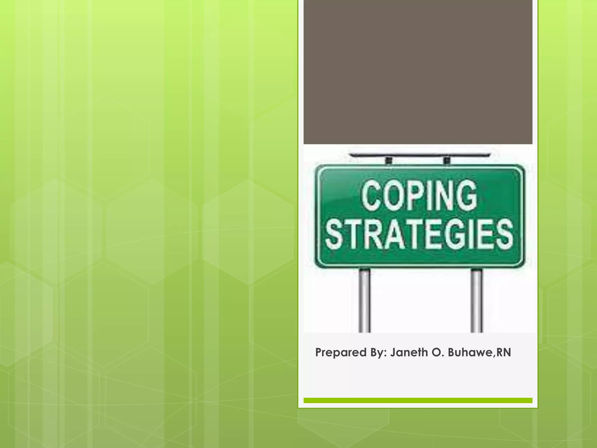 Coping strategies ppt | PPTX