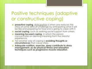 Coping strategies ppt | PPTX