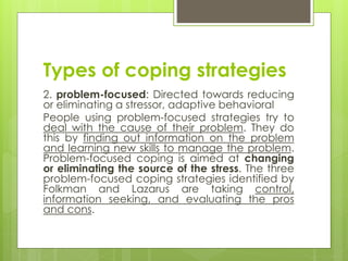 Coping strategies ppt | PPTX