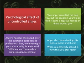 Coping with anger | PPT