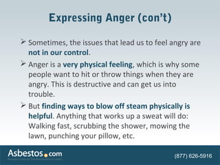 Minimizing Anger’s Impact When You Have Mesothelioma | PPT