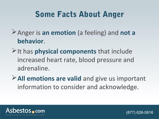 Minimizing Anger’s Impact When You Have Mesothelioma | PPT