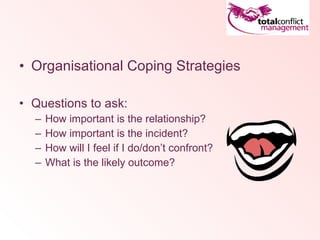 Coping with conflicts (new) | PPT