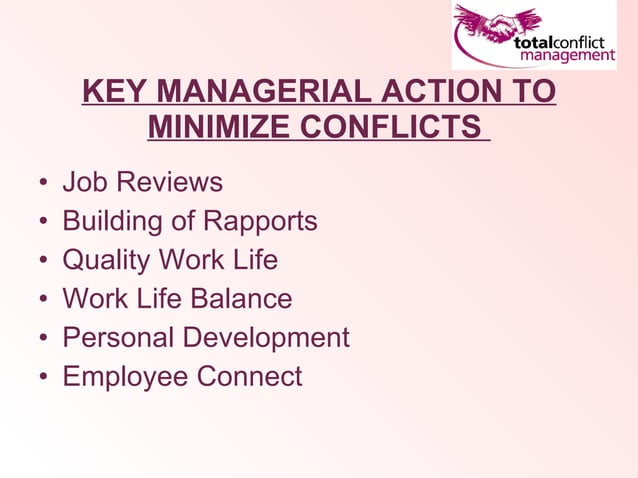 Coping with conflicts (new) | PPT