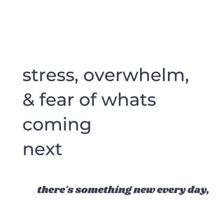 Feeling Overwhelmed? | PDF