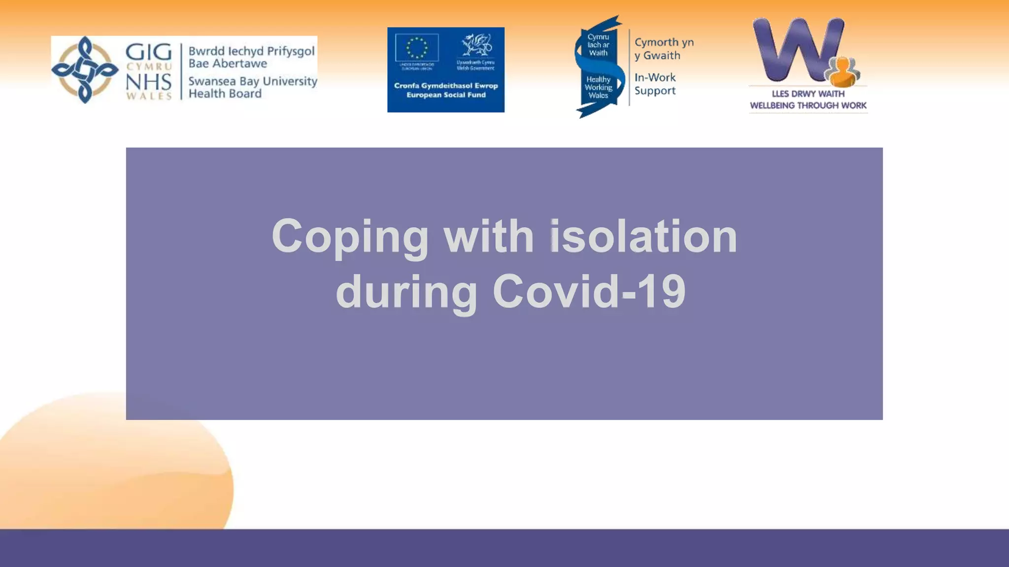Coping with isolation during covid 19 | PPTX