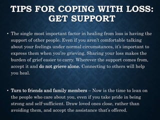 Coping with loss | PPTX