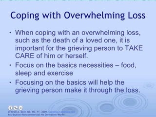 Coping with loss , and death ppt- By Ms. Ritika soni | PPTX