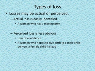 Coping with loss , and death ppt- By Ms. Ritika soni | PPTX