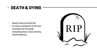 Coping with Loss, Death and Grieving | Juhin J | PDF