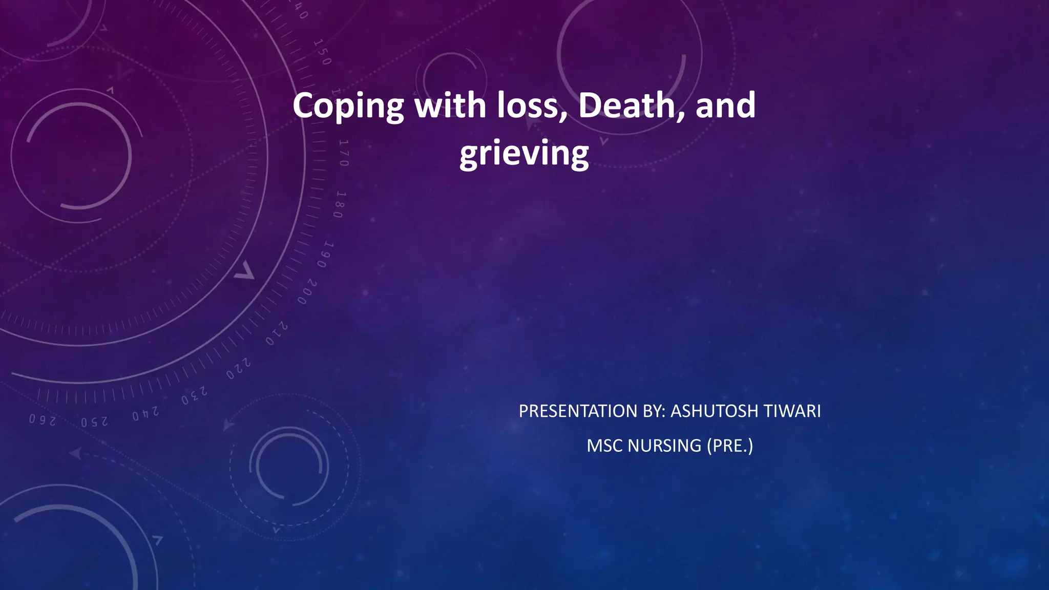coping with loss , death and grieving.pptx