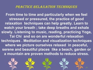 Coping With Stress | PPT | Mental Health | Diseases and Conditions