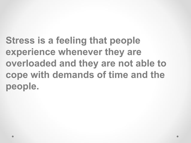 Coping with stress | PPT