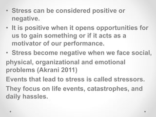 Coping with stress | PPTX