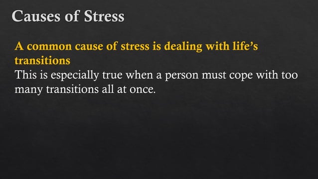 COPING WITH STRESS POWERPOINT PRESENTATION | PPTX