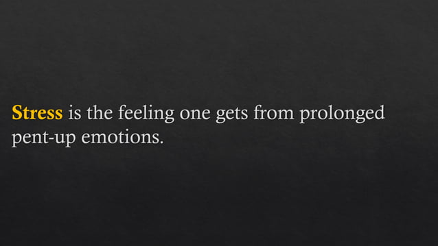 COPING WITH STRESS POWERPOINT PRESENTATION | PPTX