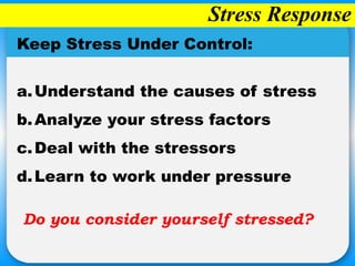 Coping with stress_Personal Developmentpptx | PPTX